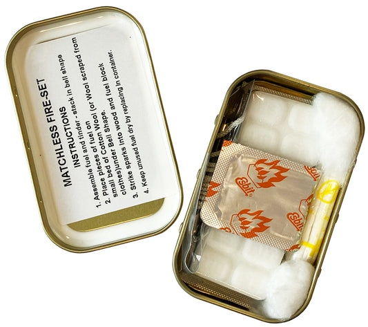 Matchless Fire Set, MOD | BCB International | 5col Survival Supply