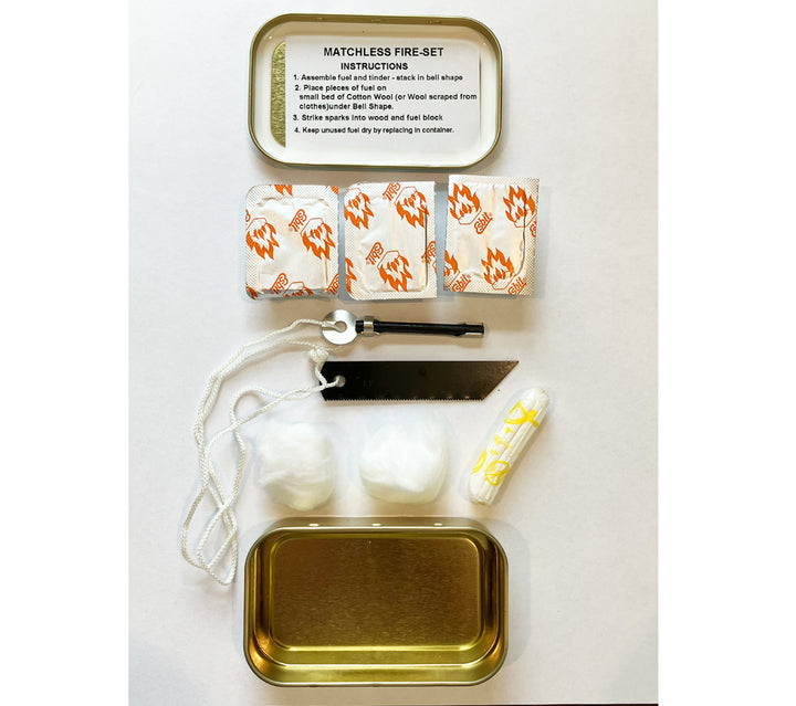 Matchless Fire Set, MOD | BCB International | 5col Survival Supply