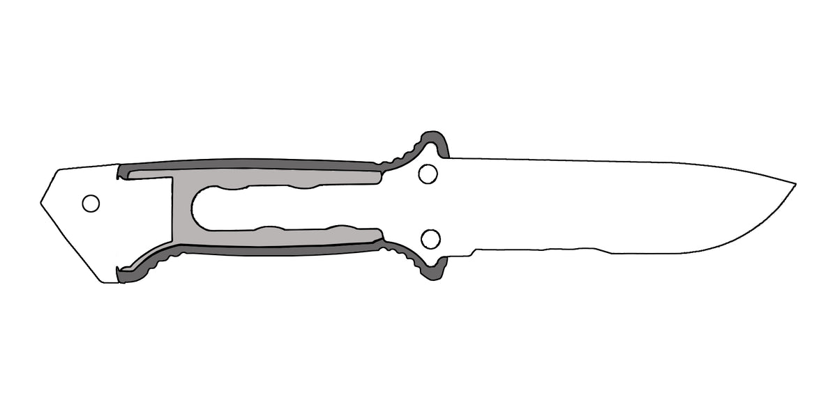 LMF II ASEK Knife System, Foliage | Gerber | 5col Survival Supply